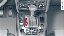 Audi A4 Year 2014 General notes on driving an automatic